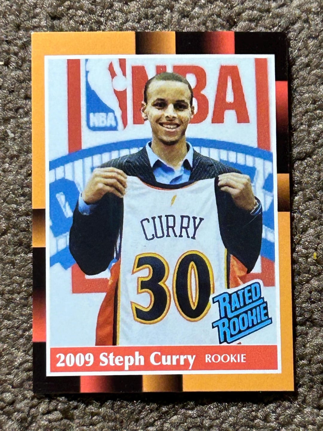 Steph Curry Short Print 50 Ex-mt 2009 Golden State Custom Rookie Card ...