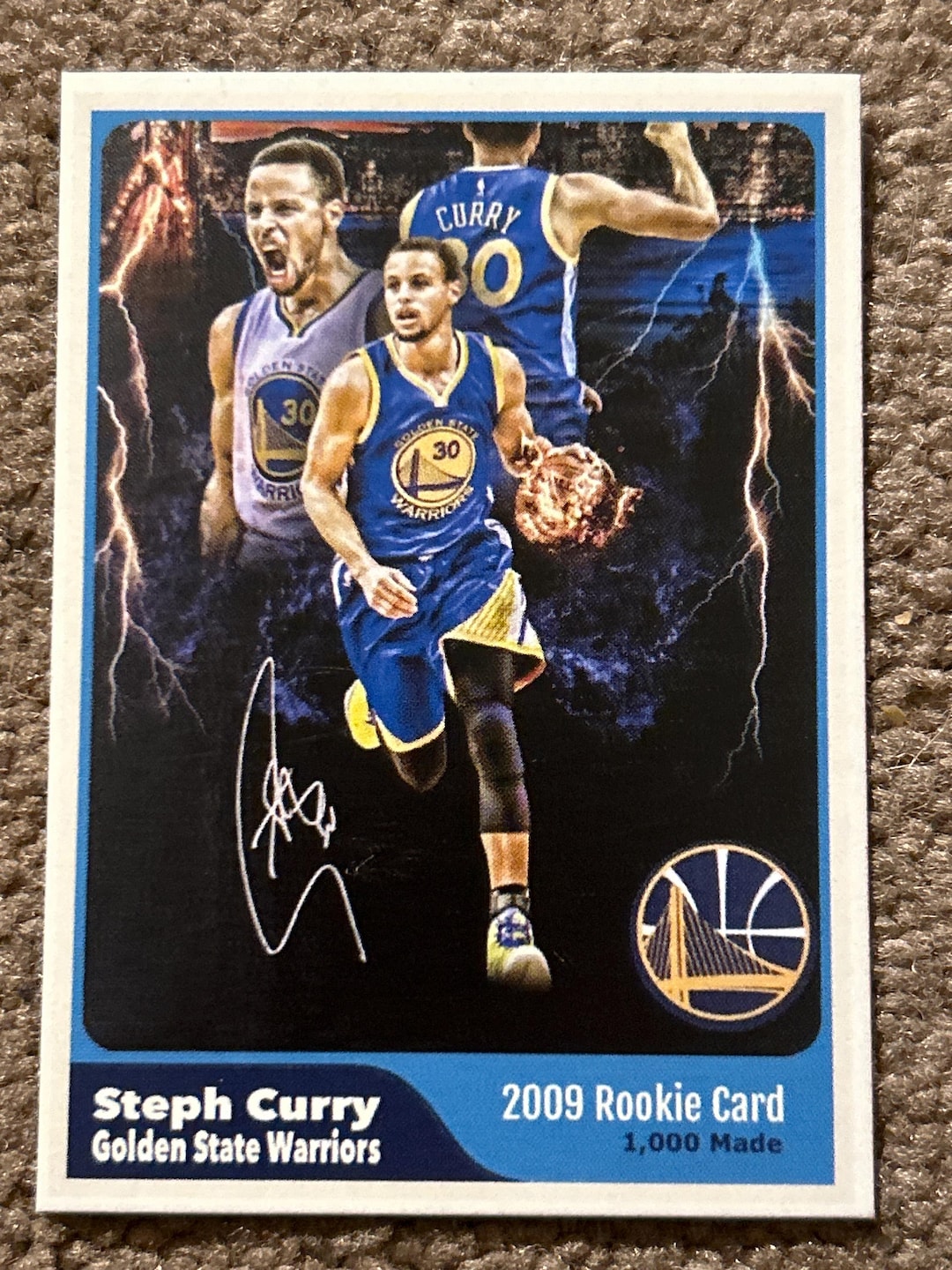 Steph Curry Short Print 50 Ex-mt 2009 Golden State Facsimile Autograph ...