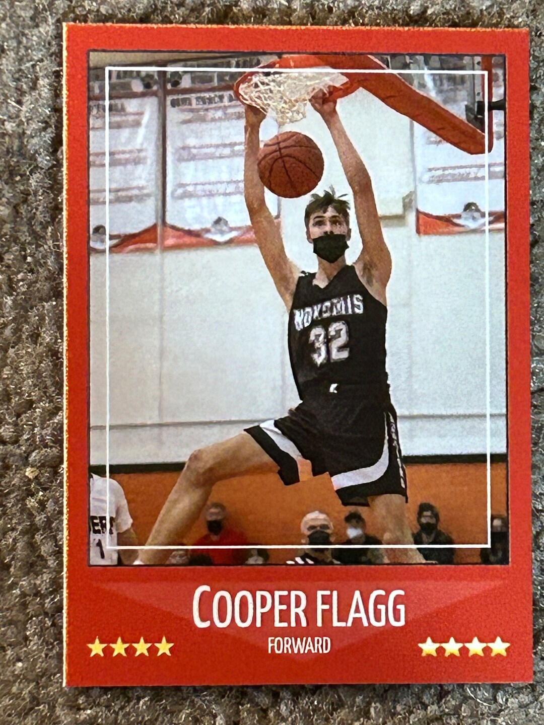 Cooper Flagg Short Print 50 Custom Rookie Card Montverde Academy - Etsy