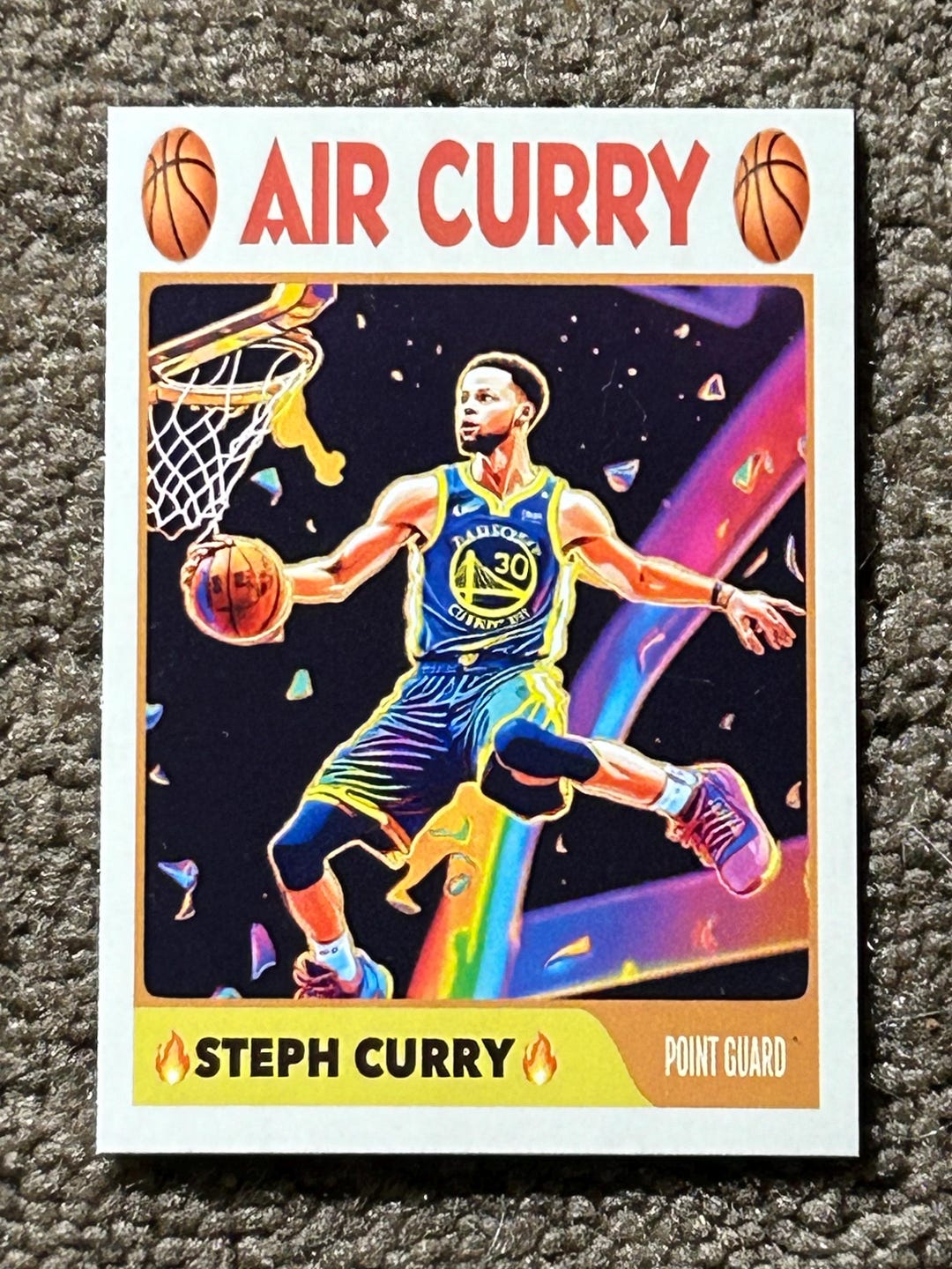Steph Curry Short Print 50 Ex-mt 2009 Golden State Custom Air Curry ...