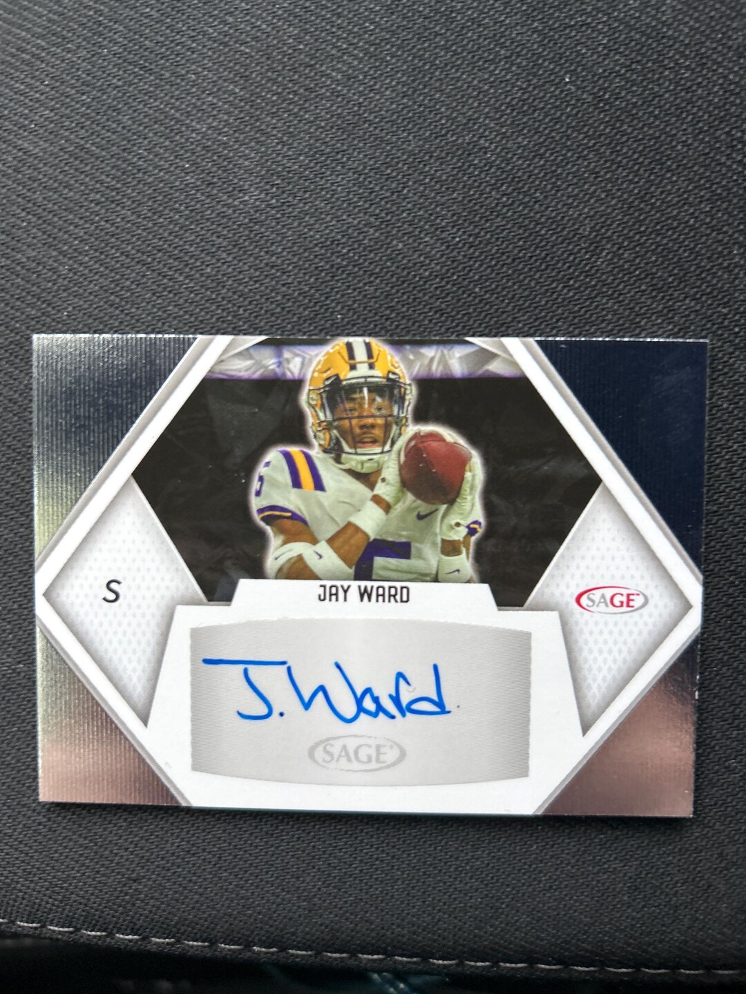 Jay Ward 2023 Sage Autograph A-JE3 Ssfety Rookie Card LSU - Etsy