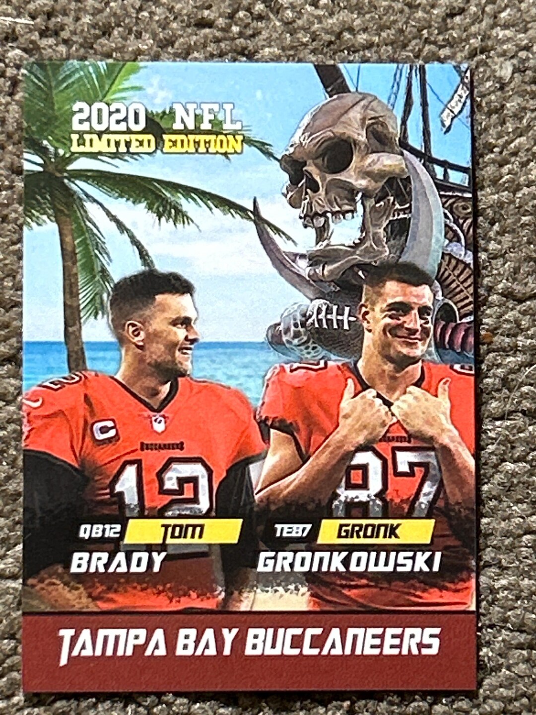 Tom Brady and Gronk 50 Custom Cards Tampa Bay Rookie Gems - Etsy