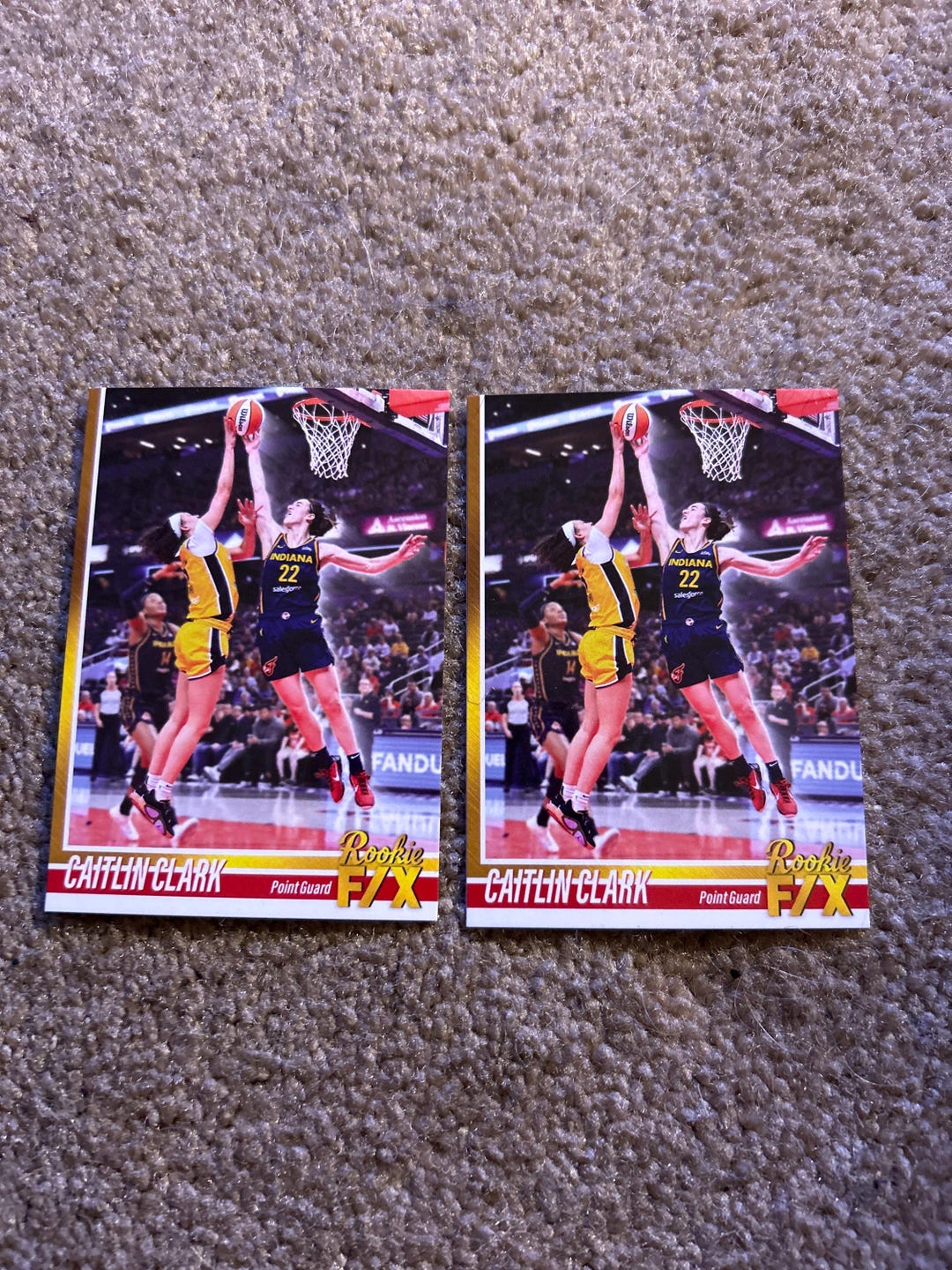 Caitlin Clark Custom Two Card Lot Indiana Fever - Etsy