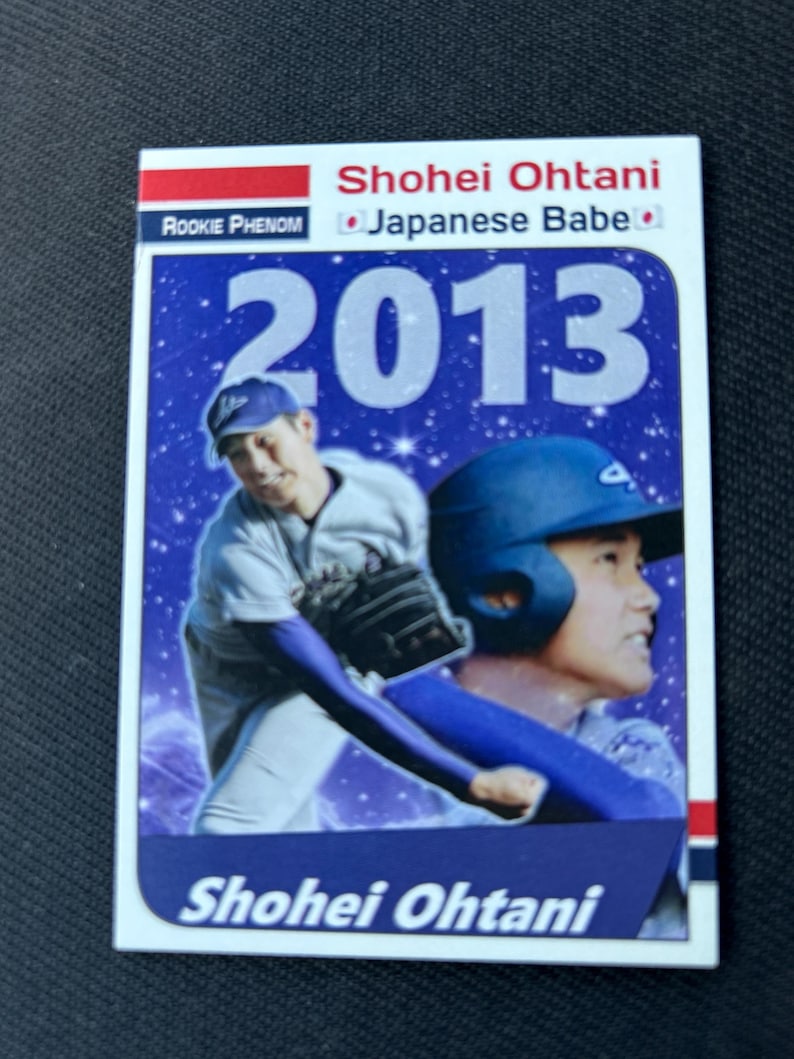 Shohei Ohtani 2013 Short Print 50 Custom Rookie Japanese Babe Card - Etsy