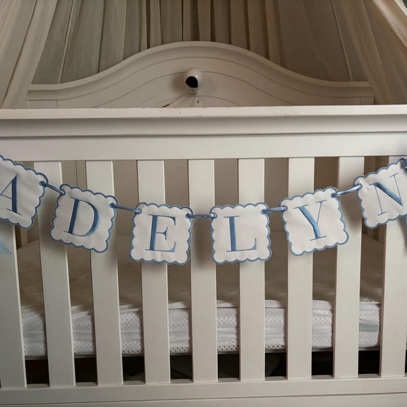 Baby Name Banner - Etsy