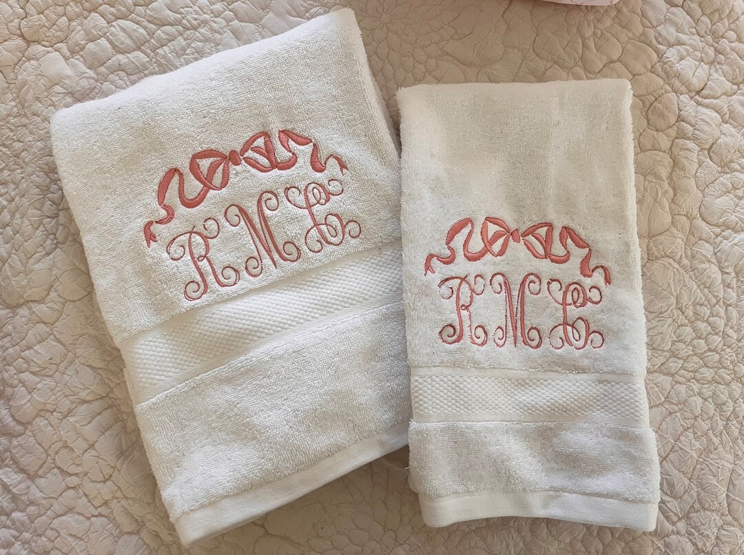 Custom Embroidered Towels, Custom Embroidered Monogrammed Towels ...