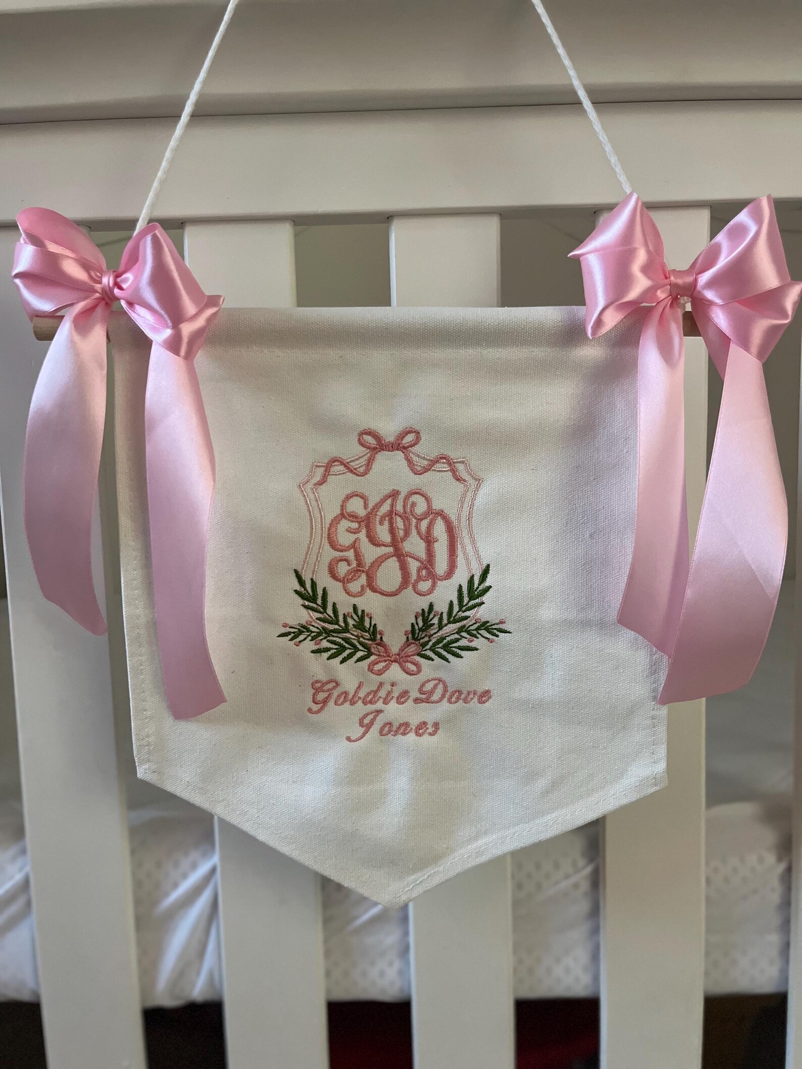 Nursery Decor Set, Heirloom Nursery Sign, Heirloom Nursery Banner Gift ...