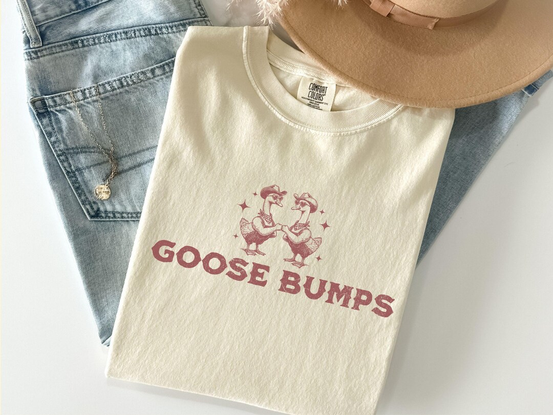 Silly Goose Shirt, Goose Bumps Western Silly Goose on the Loose Retro ...