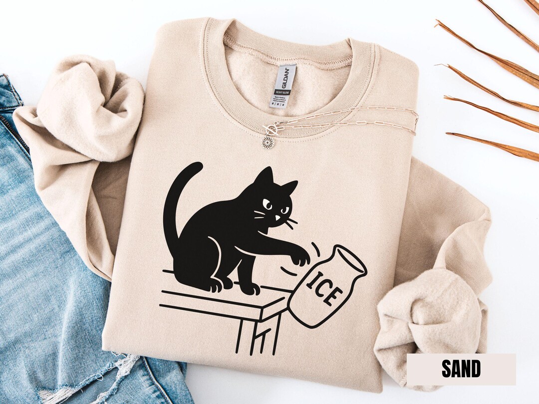 Social Justice Sweatshirt, Cat Pro Immigration Anti Racism Activist ...