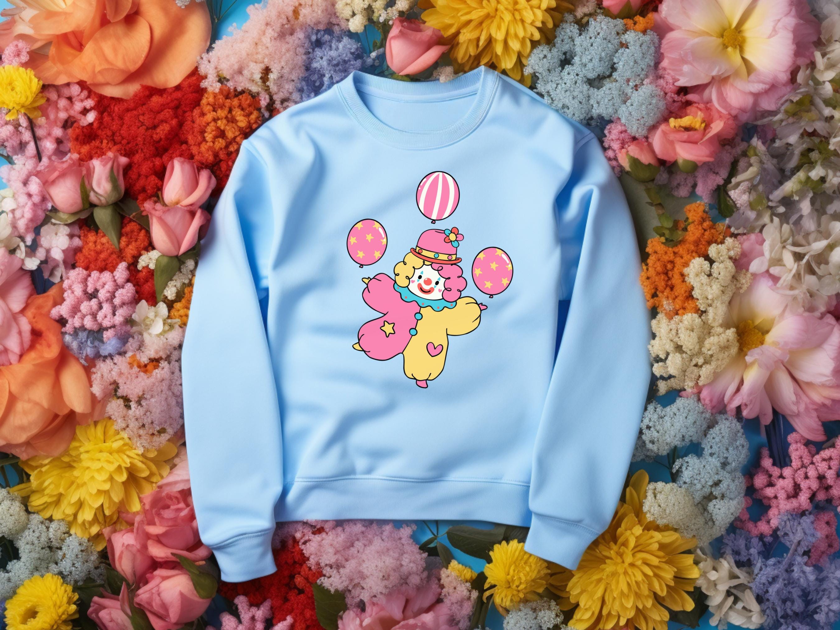 Clowncore Clothes, Weridcore, Kidcore Shirt, Clown Face, Dreamcore ...