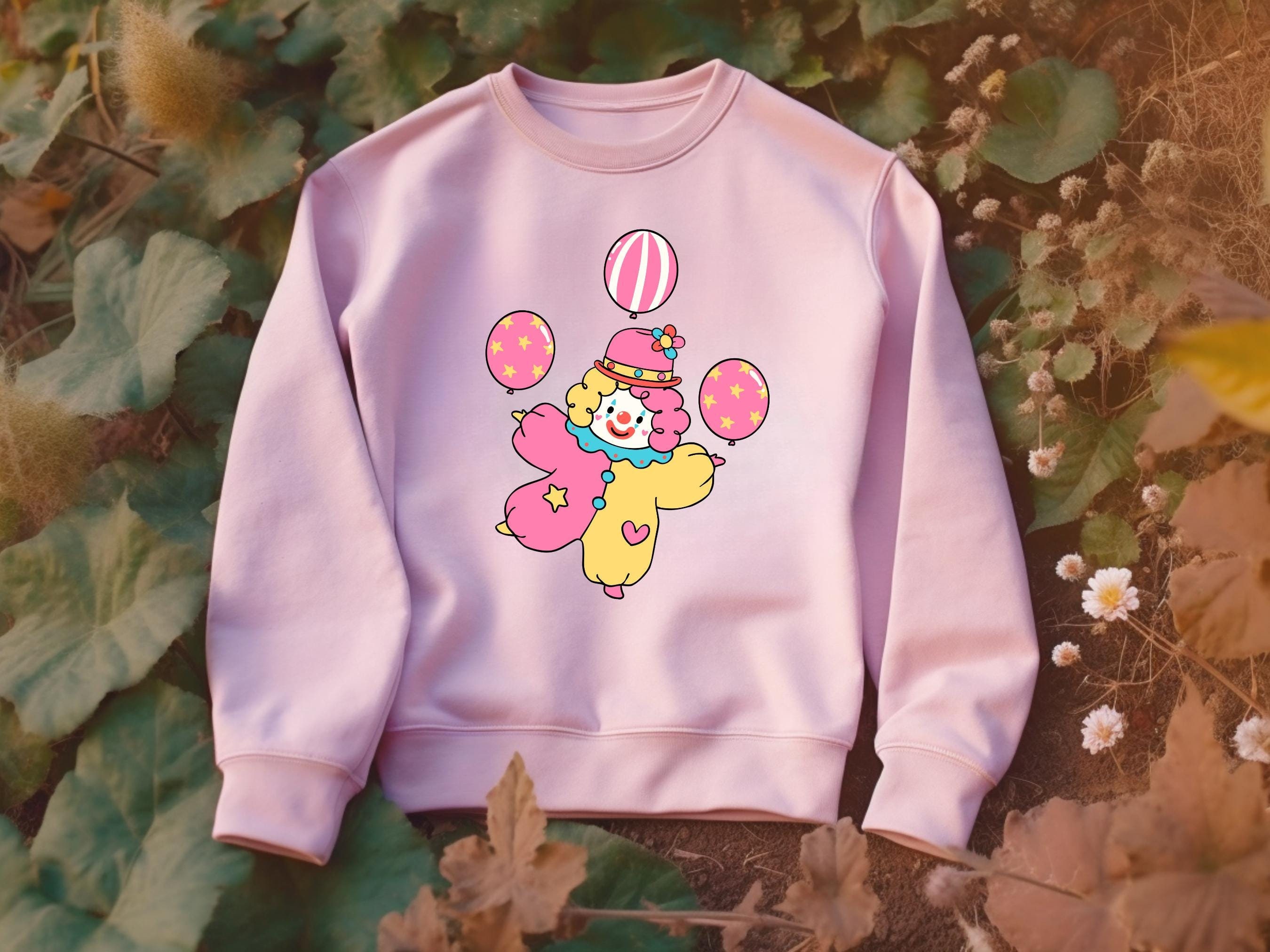 Clowncore Clothes, Weridcore, Kidcore Shirt, Clown Face, Dreamcore ...