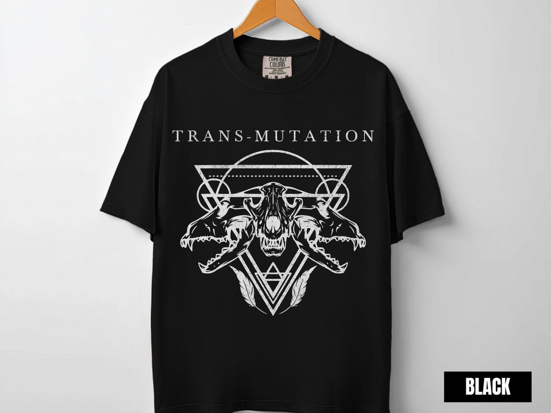 Goth Trans Gender Shirt, Comfort Colors® Transgender Witch Gift, Punk ...