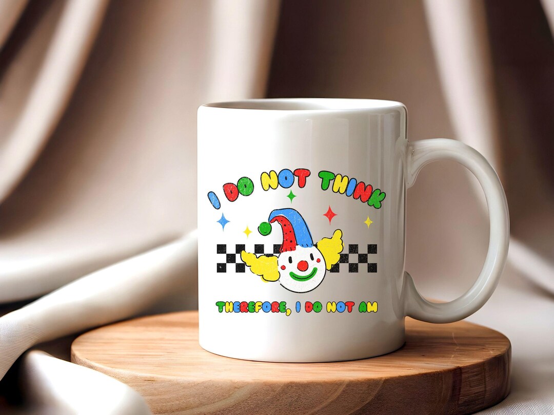 Clowncore Mug, Funny Clown Core Kidcore Circus Clown Mug, Funny Meme ...
