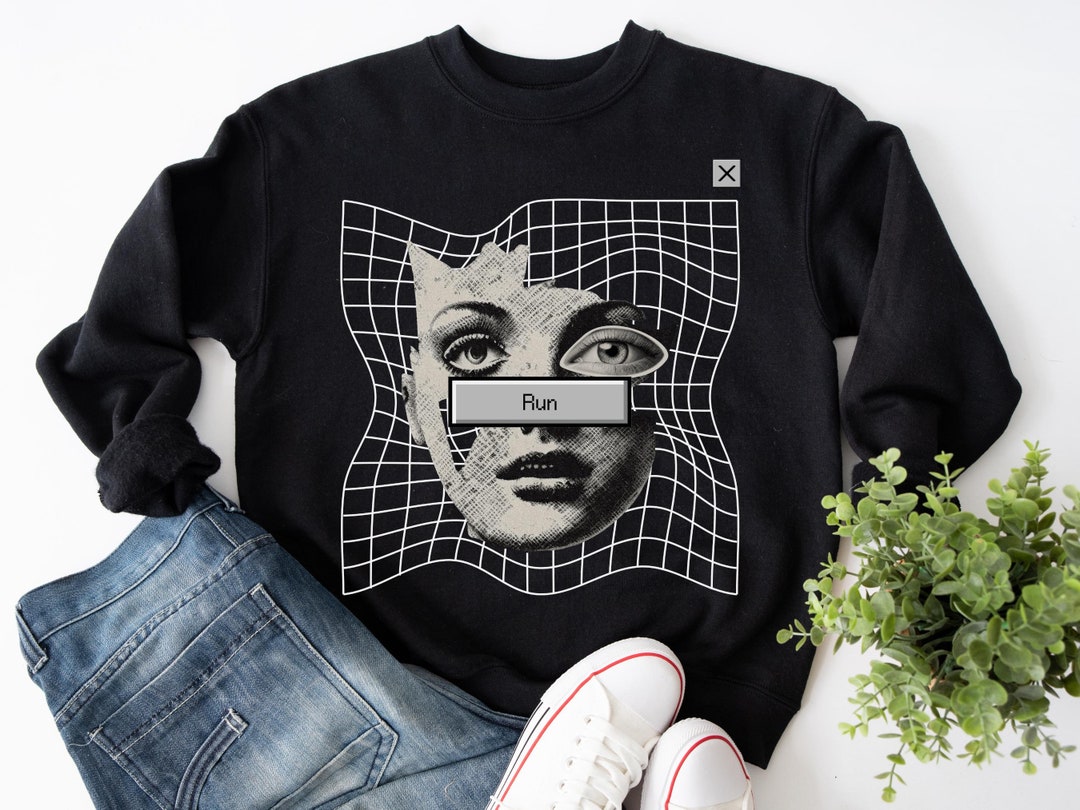 Weirdcore Shirt, Weird Retro Horror Psychedelic Recording Shirt, Alt ...