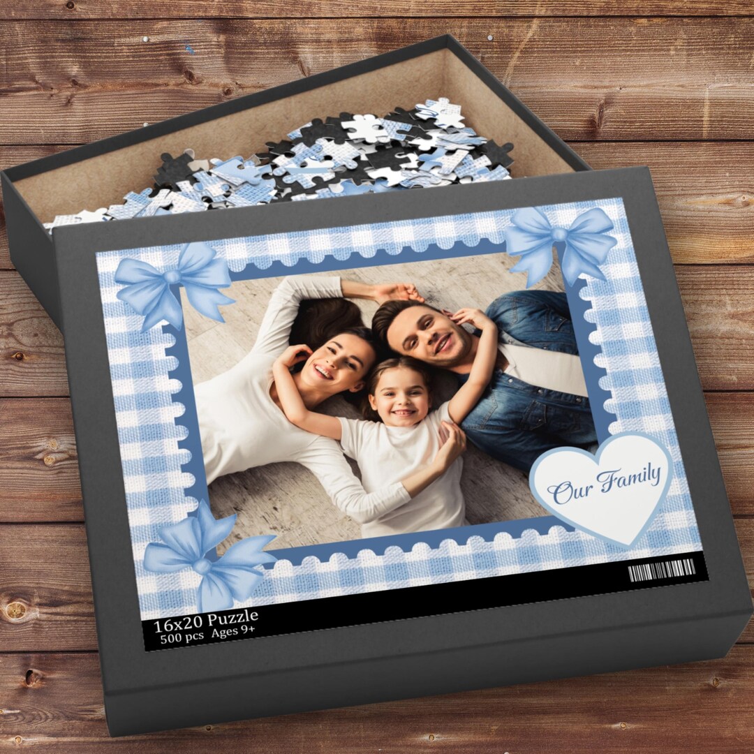 Personalized Photo Puzzle, Custom 500 Piece Jigsaw Puzzle Gift, Custom ...