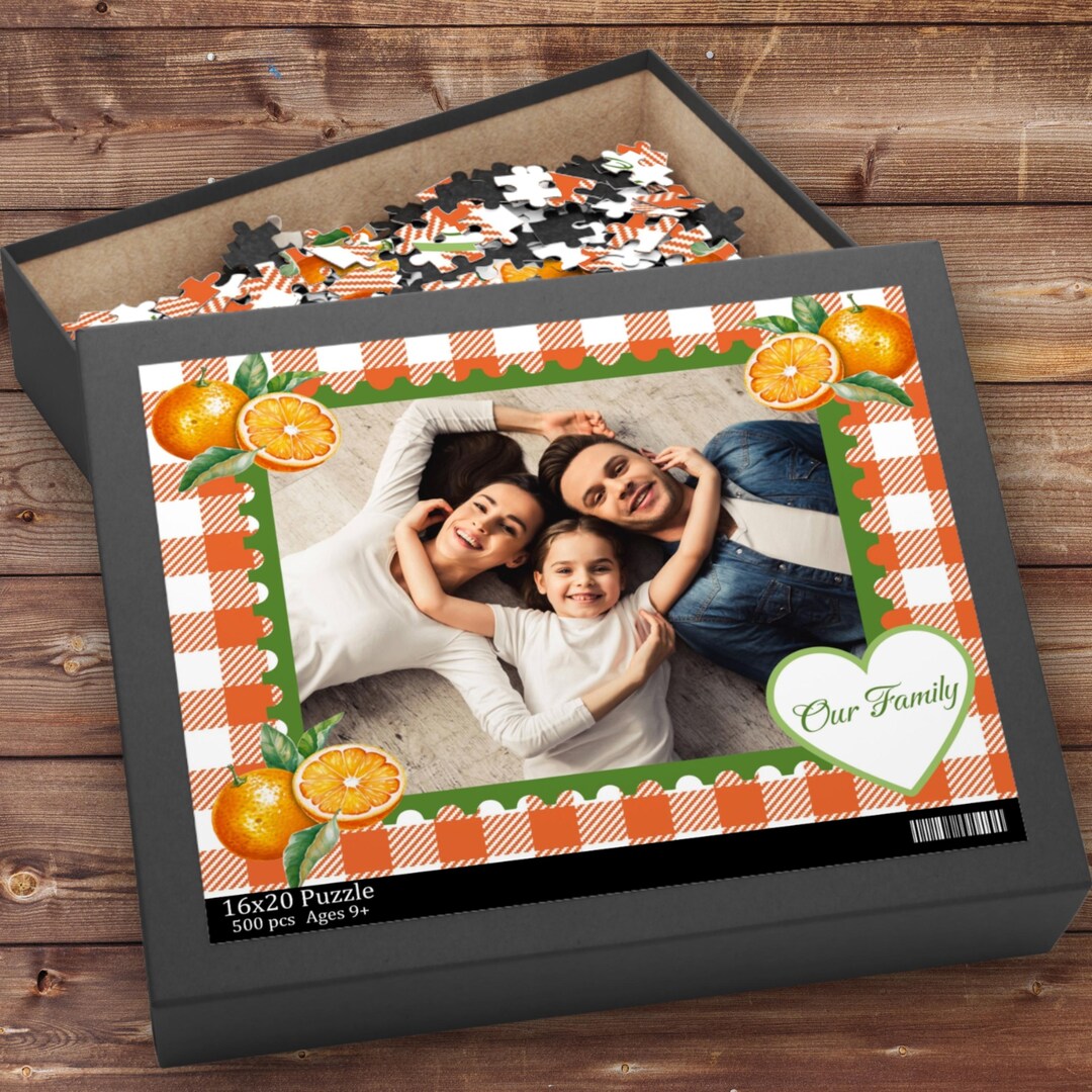 Personalized Photo Puzzle, Custom 500 Piece Jigsaw Puzzle Gift, Custom ...