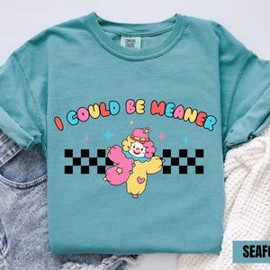 Clowncore Clothing, Funny Comfort Colors® Retro Clowncore Kidcore ...