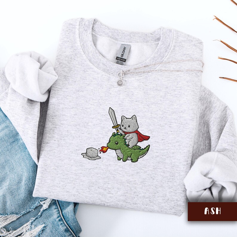 Embroidered Anti ICE Cat Sweatshirt, Pro Immigration Anti Racism ...