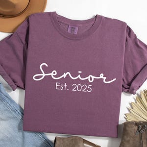 Class of 2025 Shirt, CUSTOM Group Comfort Colors College High School ...