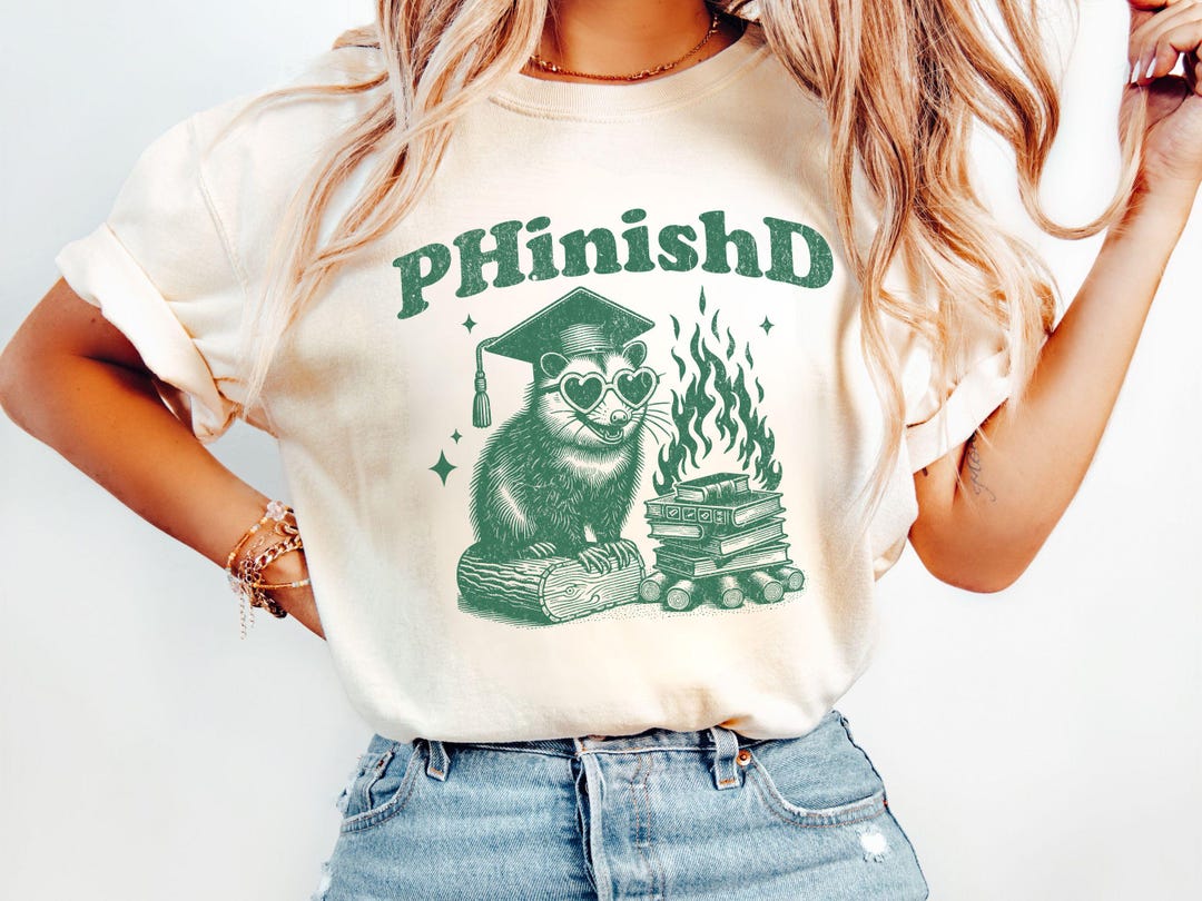 Phinished Phd Graduation Shirt, Funny Doctorate Shirt, PHD Graduation ...