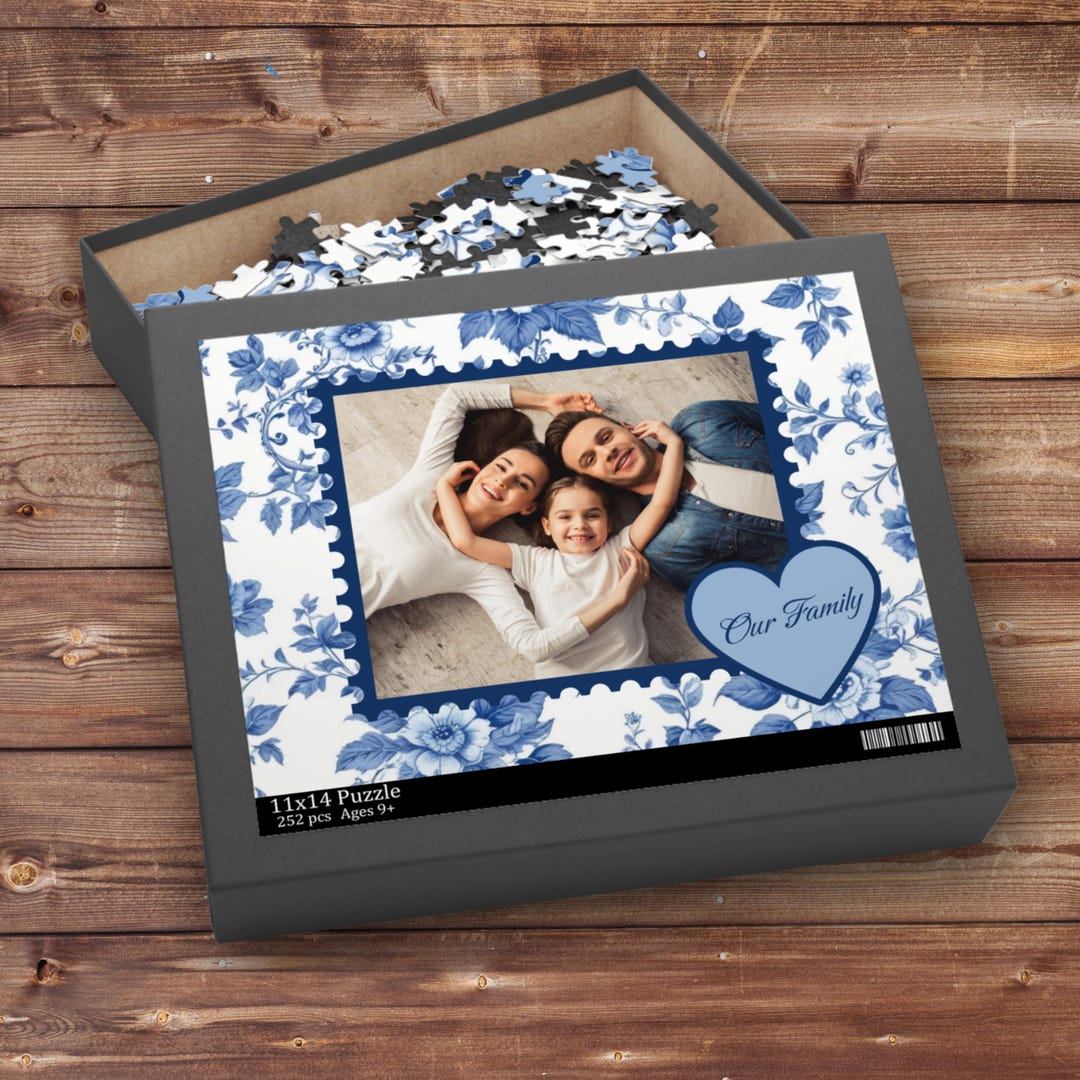 Personalized Photo Puzzle, Custom 252 Piece Jigsaw Puzzle Gift, Custom ...