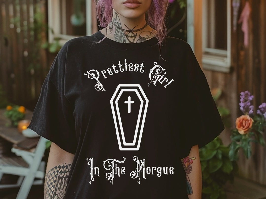 Prettiest Girl in the Morgue Goth Sweatshirt, Victorian Goth Clothes - Etsy