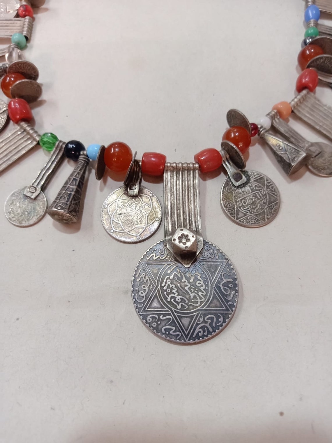 Moroccan Berber Coin Necklace Original From 19th Century ONLY ONE LEFT ...