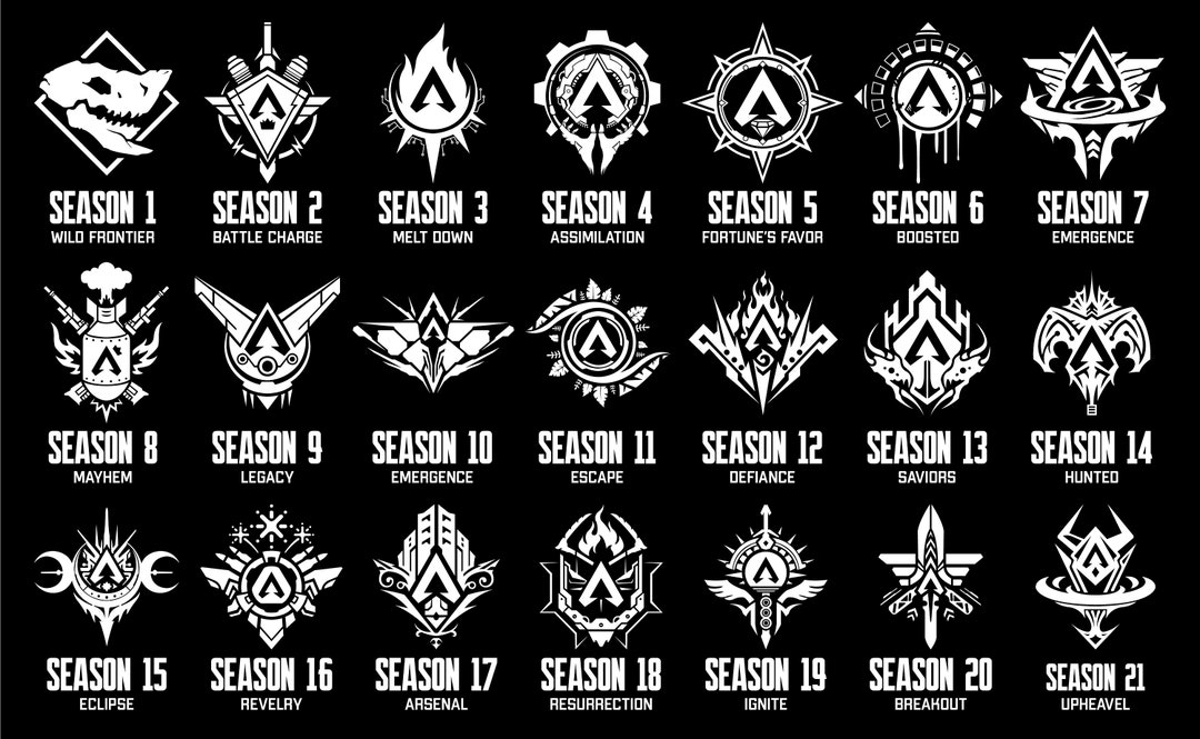 Apex Legends Seasons logo L AI, EPS & SVG File - Etsy