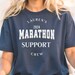 Custom Marathon Support Crew Shirt: Unisex Running Tee - Etsy
