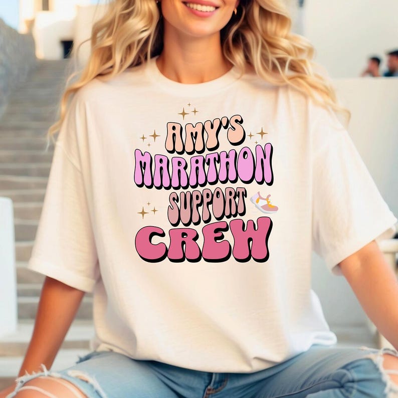 Custom Marathon Support Crew Shirt, Marathon Tee, Support Crew Tshirt ...