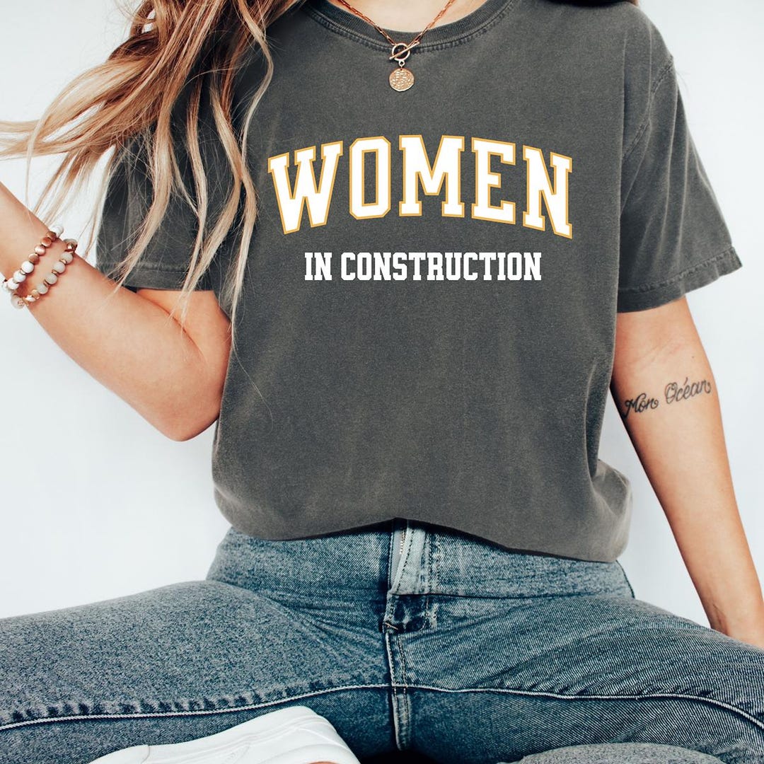 Women in Construction Shirt, Female Carpenter, Project Manager, Female ...