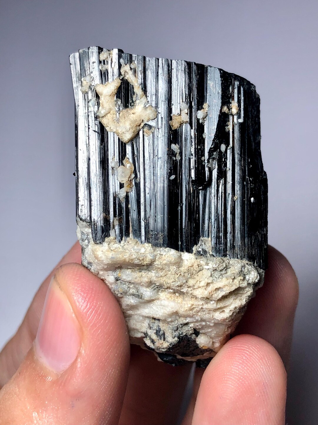 Schorl Crystal Specimen: Black Tourmaline From Skardu, Pakistan - Etsy