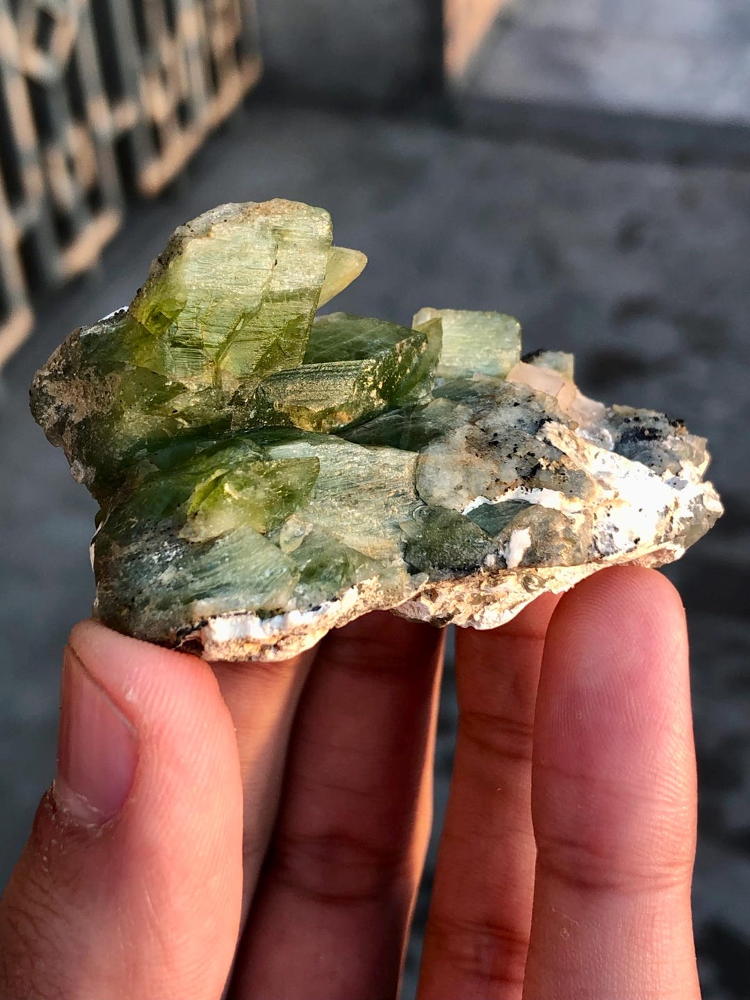 Green Peridot Specimen From Supat Mine, Mansehra Kpk Pakistan. - Etsy