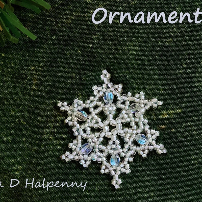 Beaded Snowflake Pattern - Etsy