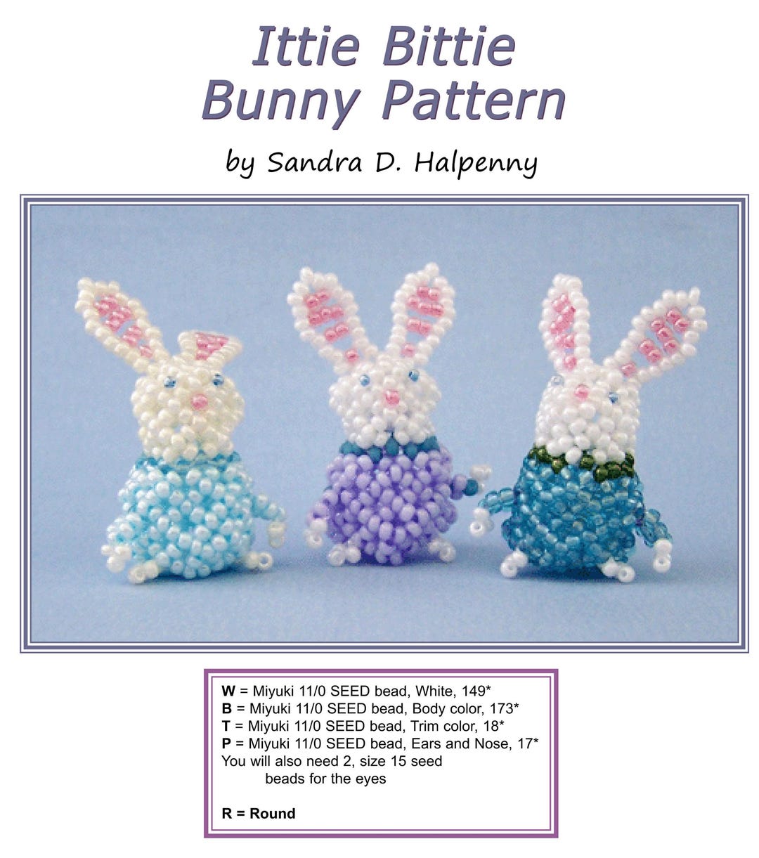 Ittie Bittie Bunny Pattern - Etsy