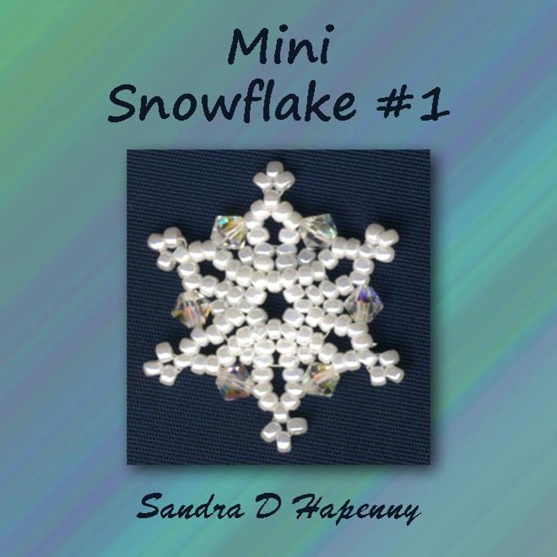 Beaded Snowflake Tutorial - Etsy