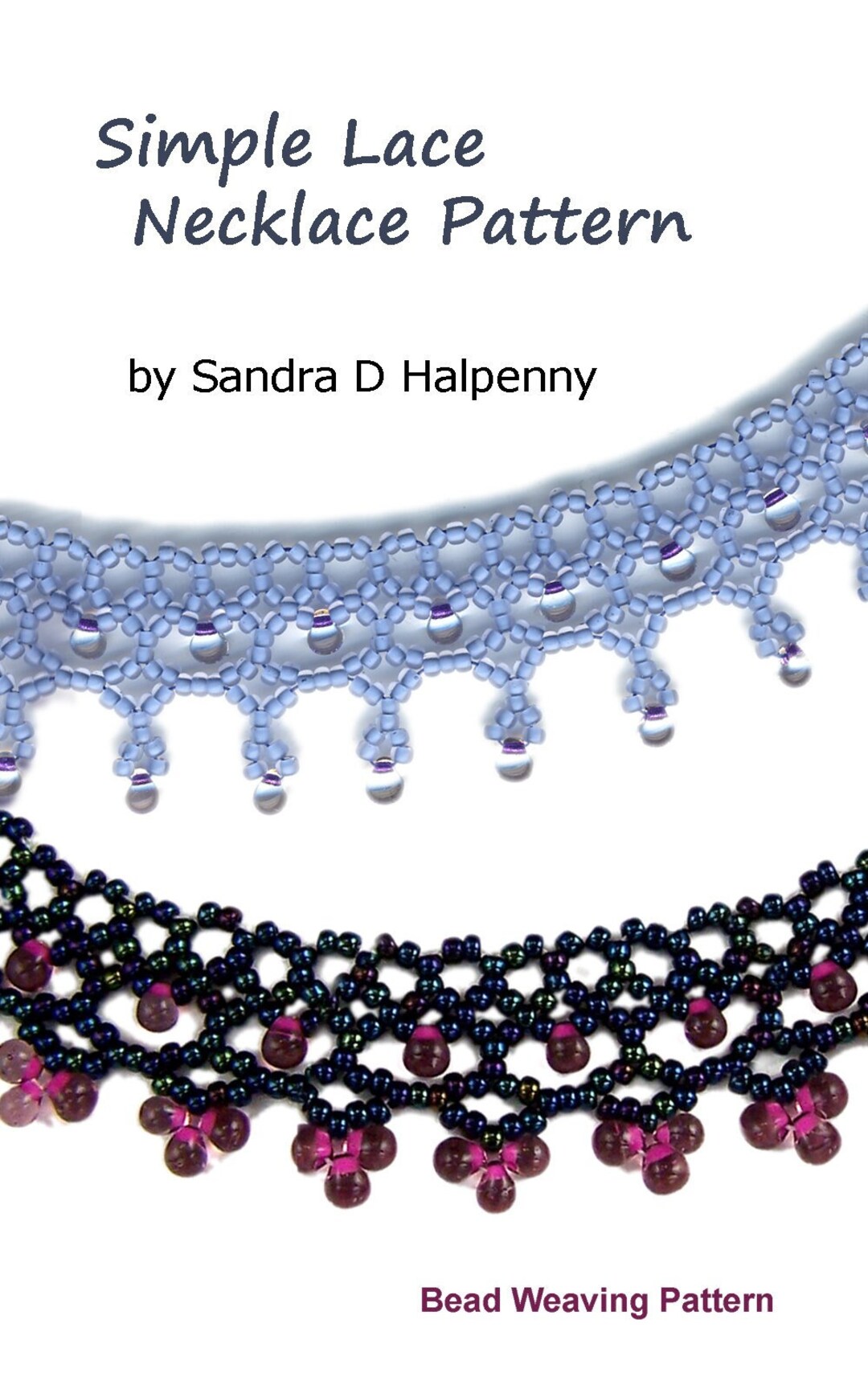 Simple Lace Necklace Pattern - Etsy