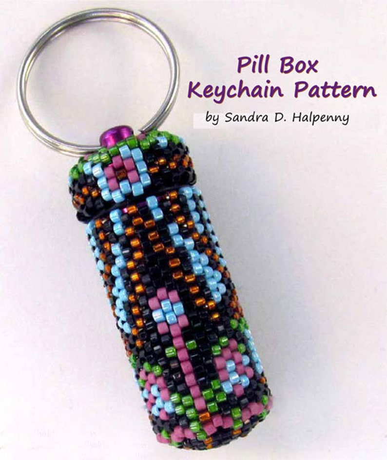 Pill Box Keychain Pattern - Etsy