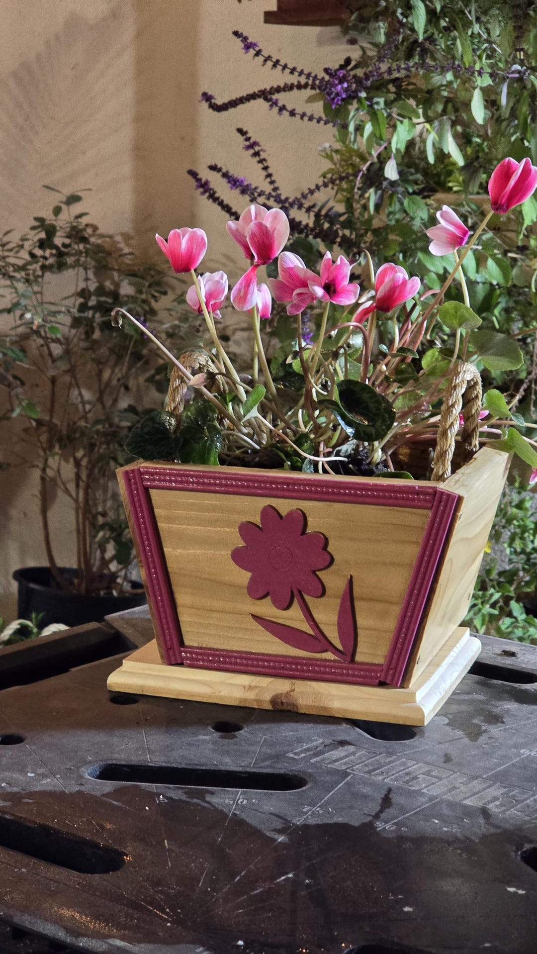 Pee Wee Planter Box for Spring Flowers, Farmhouse Decor, Outdoor ...