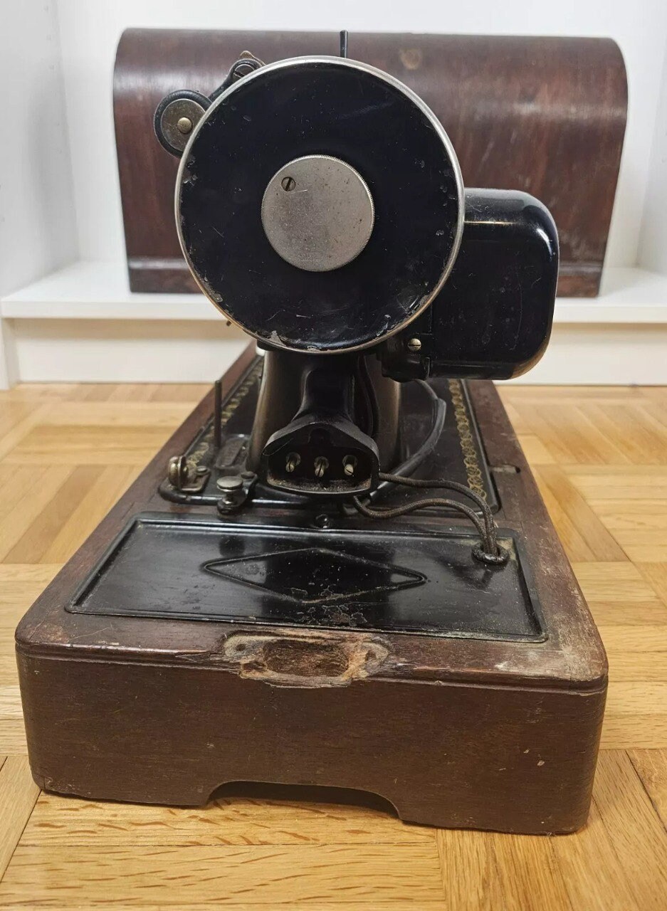 Vintage 1933 Singer Sewing Machine W Orig Case AD 534515 - Etsy