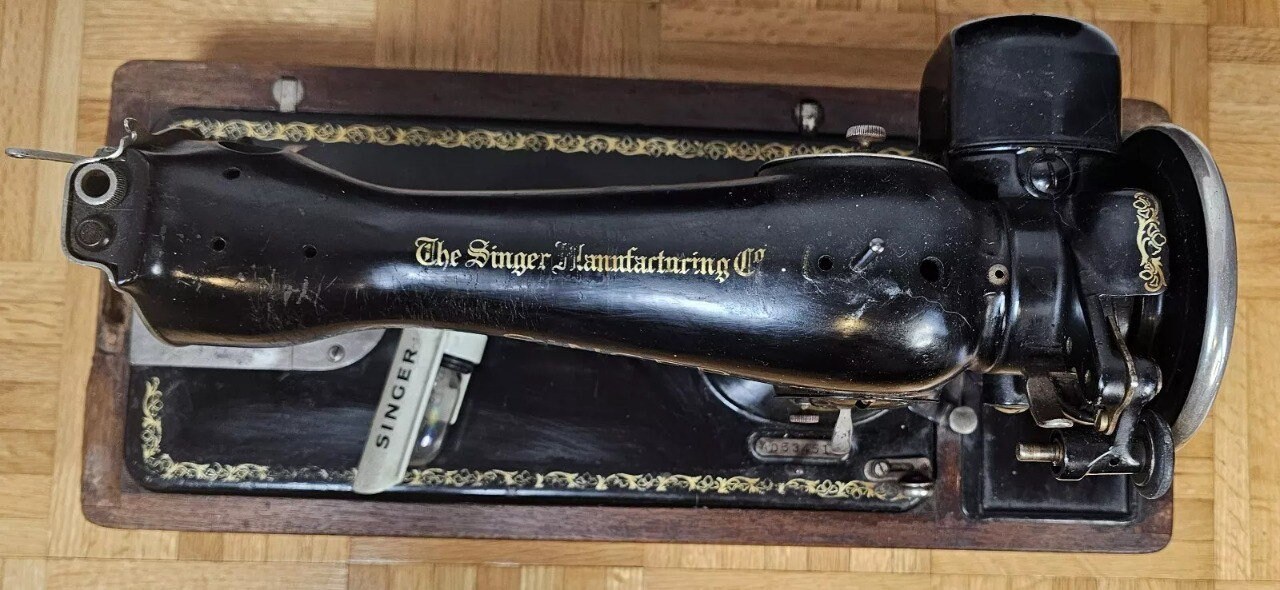 Vintage 1933 Singer Sewing Machine W Orig Case AD 534515 - Etsy