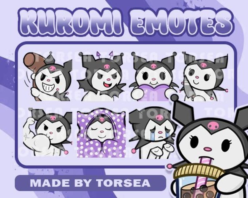 Cute Custom Emotes for Your - Twitch / Discord / Kick / Youtube - Etsy