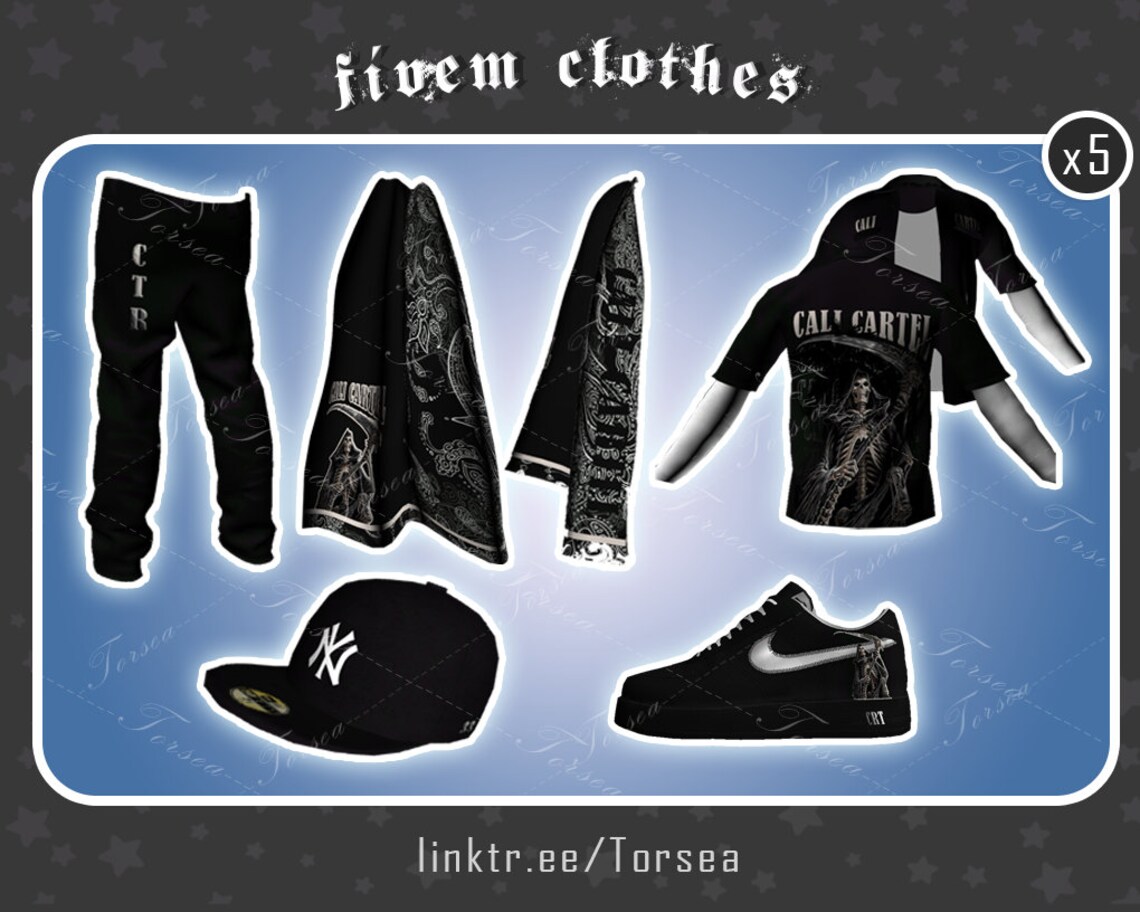 Cool Custom Fivem Clothes / GTA / MP Male & Female - Etsy UK