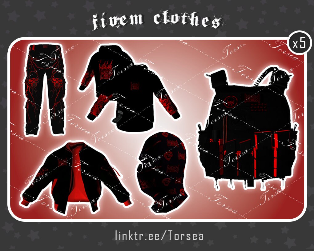 Cool Custom Fivem Clothes / GTA / MP Male & Female - Etsy UK