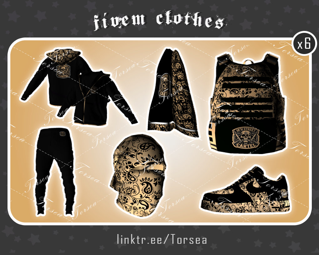 Cool Custom Fivem Clothes / GTA / MP Male & Female - Etsy UK