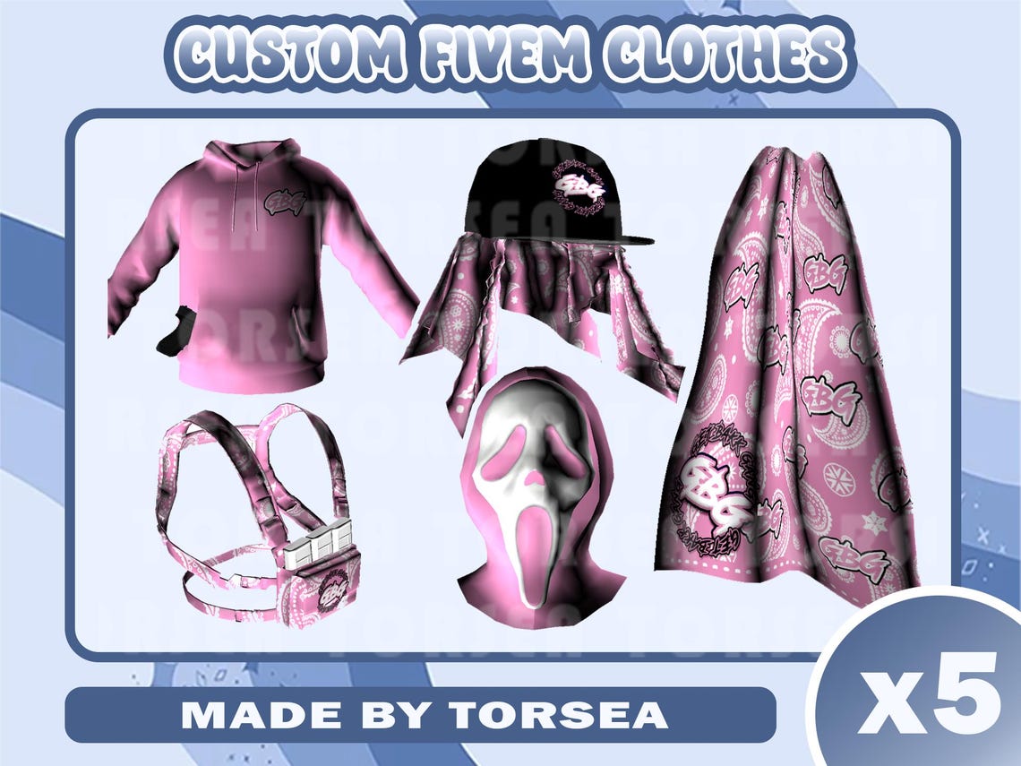 Cool Custom Fivem Clothes / GTA / MP Male & Female - Etsy