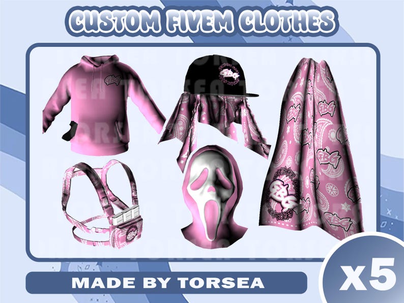Cool Custom Fivem Clothes / GTA / MP Male & Female - Etsy