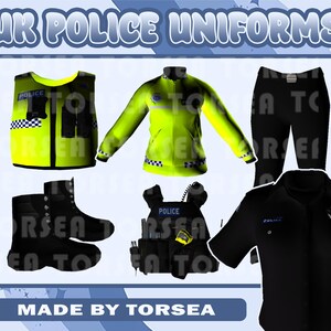 Fivem UK Police Uniforms / GTA / Male AND Female Clothes - Etsy Australia