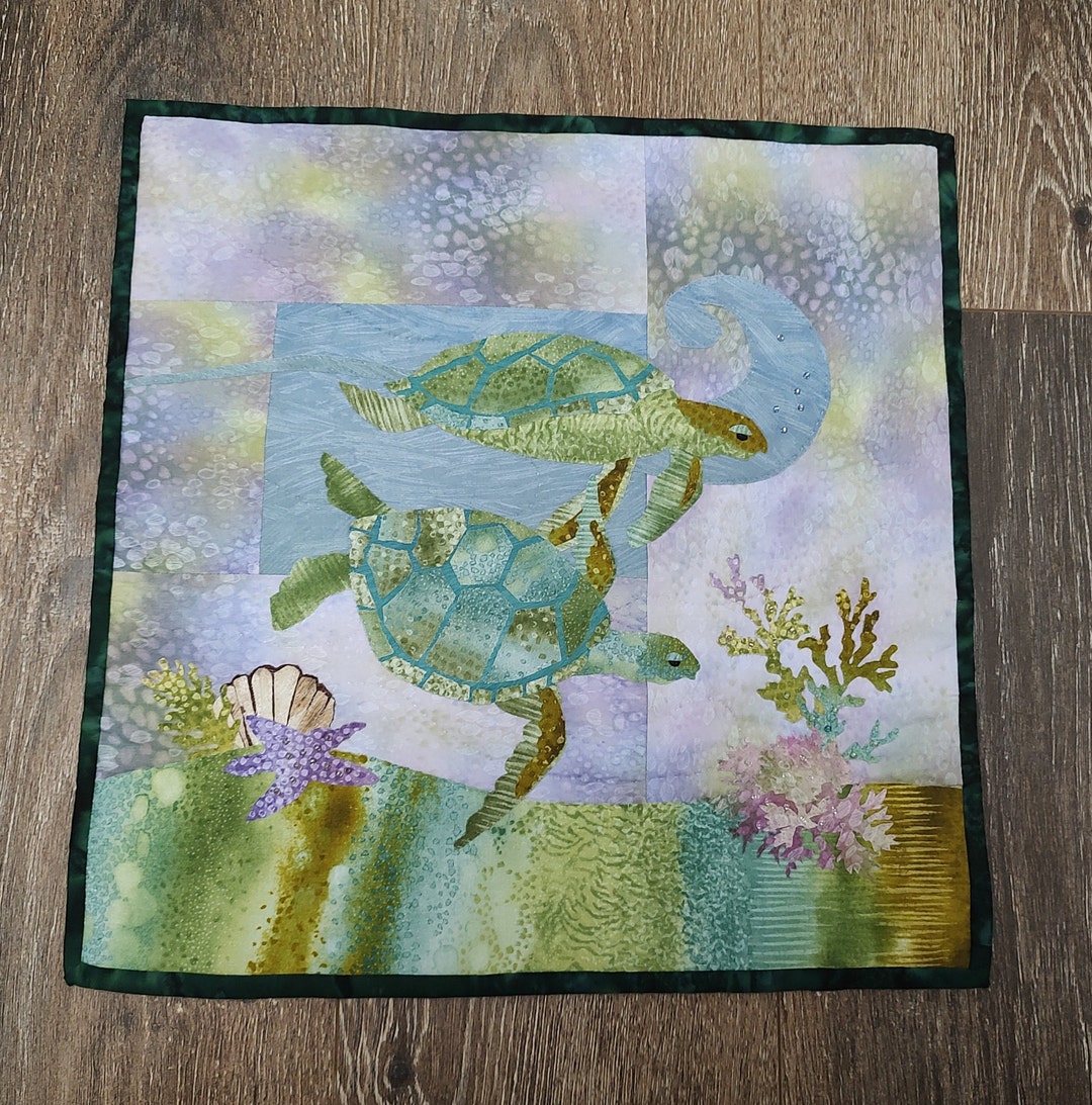Mckenna Ryan Applique Quilt, the Nerdles, Quilted Wall Hanging, Art ...