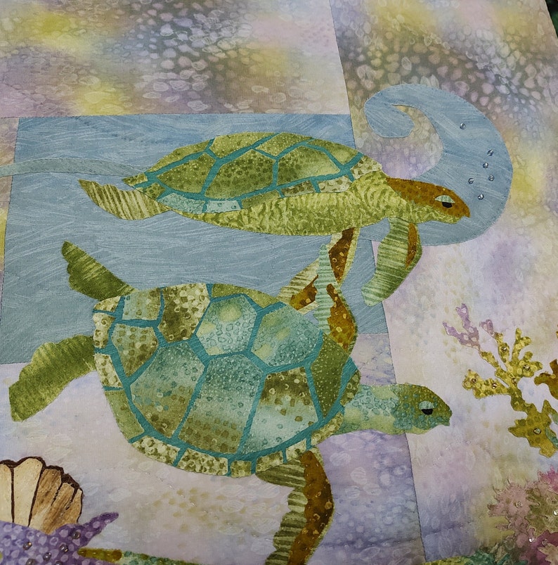 Mckenna Ryan Applique Quilt, the Nerdles, Quilted Wall Hanging, Art ...